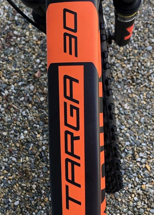 Targa 30 17 Inch Matt Black/Orange – The Bicycle Company